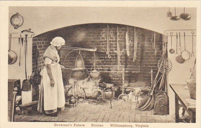 Virginia Fredericksburg Kitchen At Governor's Palace | United States ...