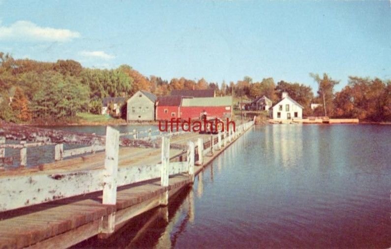This Famous Floating Bridge IS Located at Brookfield, VT Don Sieburg ...