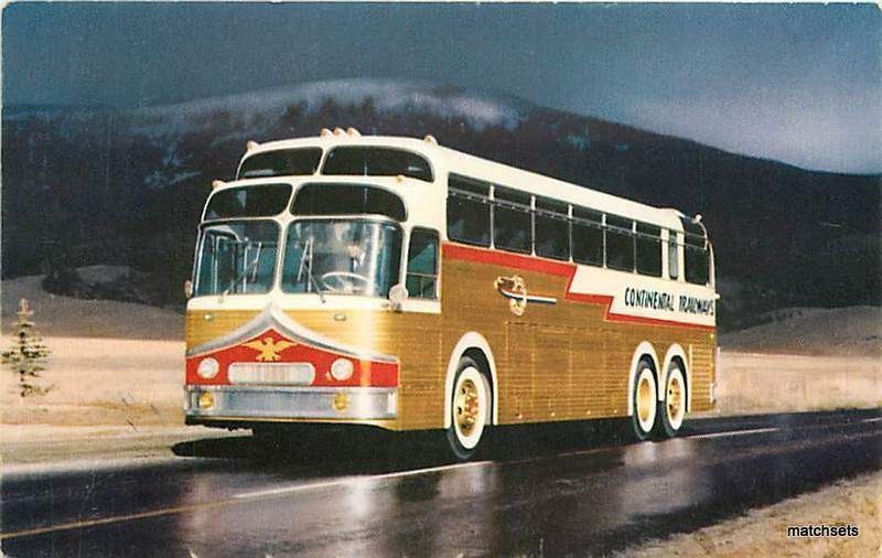 1950's Continental Trailways Golden Eagle Bus in transit 5357 | Topics ...