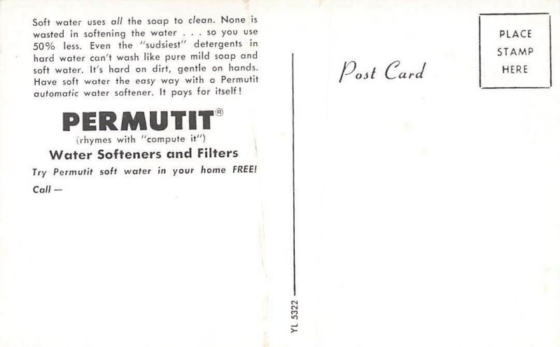 Permutit Advertising Mid Mod Century Comic Water Softener Chrome VTG ...