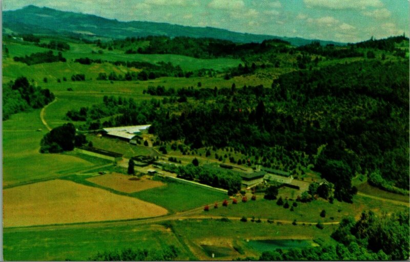 Lafayette Oregon OR Trappist Abbey Our Lady of Guadalupe Vtg Chrome ...