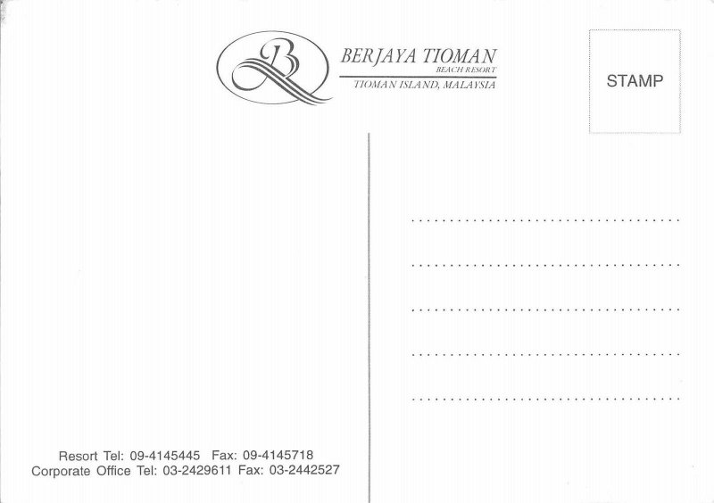 MIN0054 malaysia tioman island brejaya tioman beach resort ship ocean ...