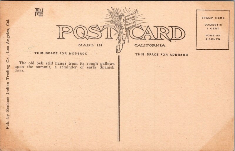 Historic Old Mission Bell Gallows Riverside California Scenic DB ...