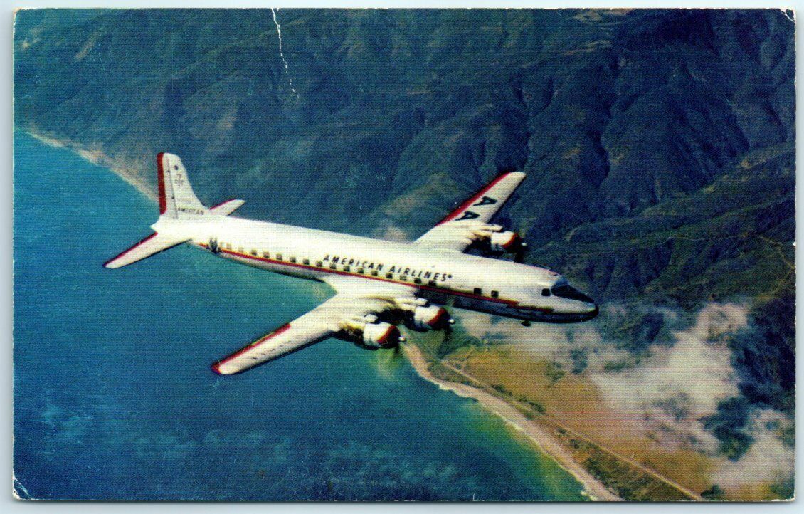Postcard - The DC-7 Flagship of American Airlines | United States ...