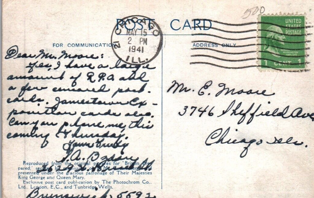 Royal Navy Battleship HMS Britain Broadside Salvoes Firing Postcard ...