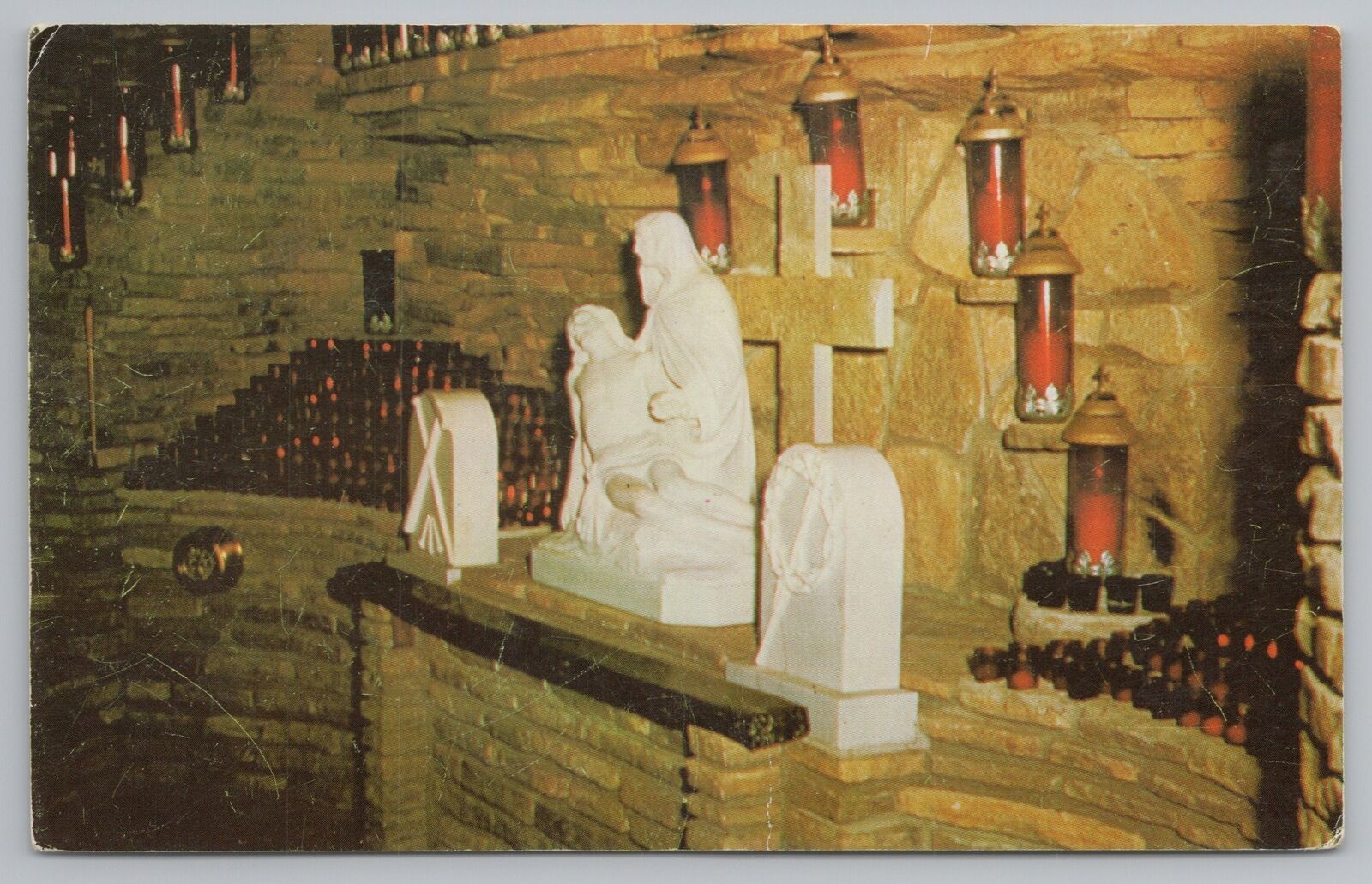 Mio Michigan~Inner Grotto~Our Lady Of The Woods Shrine~Pieta Group ...
