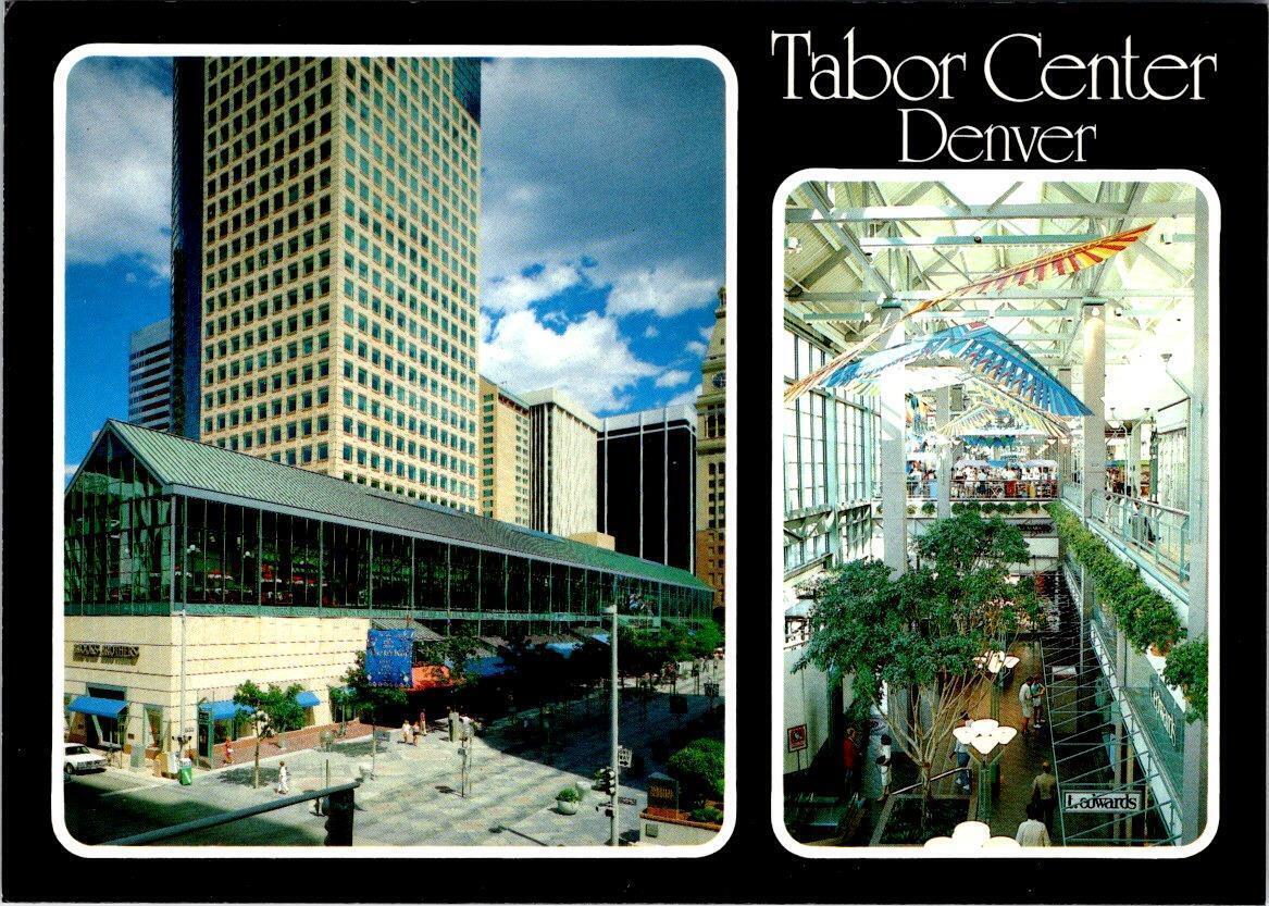 2~4X6 Postcards CO, Denver TABOR CENTER Shopping Mall DAY/NIGHT Brooks ...