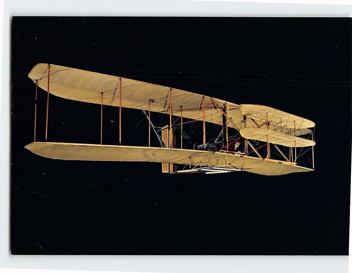 Postcard First manned, powered flight airplane, National Air & Space ...