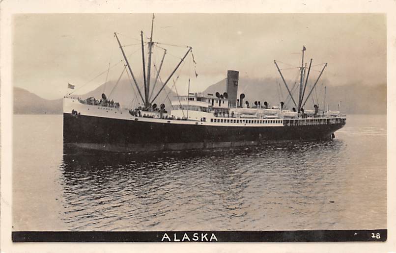 SS Alaska The Alaska Line Ship Unused | Topics - Other, Postcard ...
