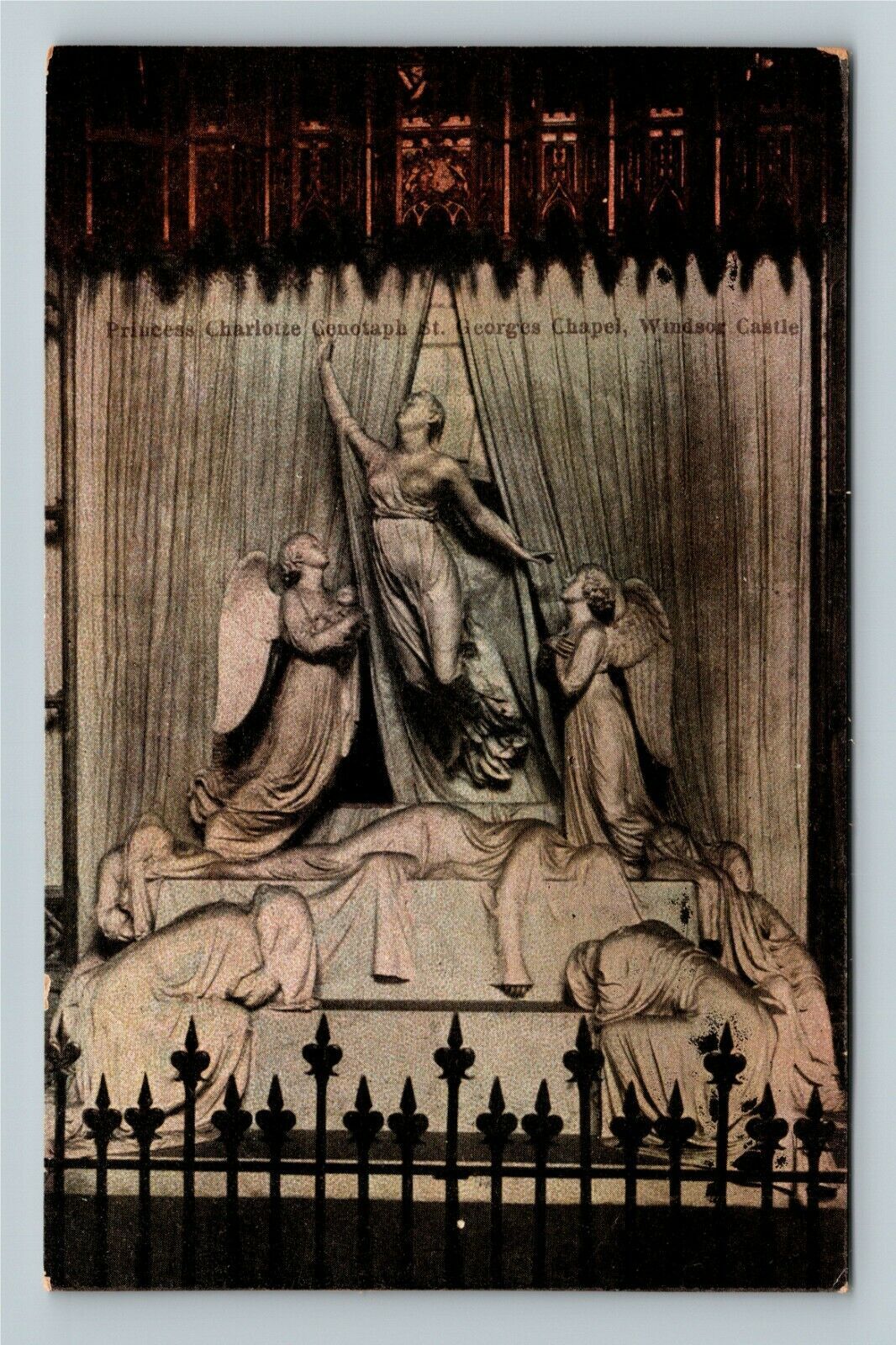 Windsor England, UK, St. Georges Chapel, Princess Charlotte Cenotaph ...