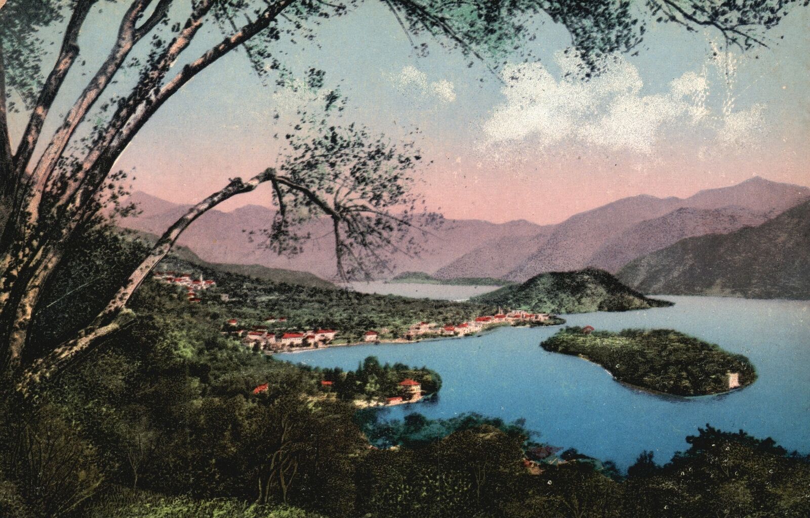 Vintage Postcard 1910's Lago Di Como Veduta Generale Del Lago Dell ...