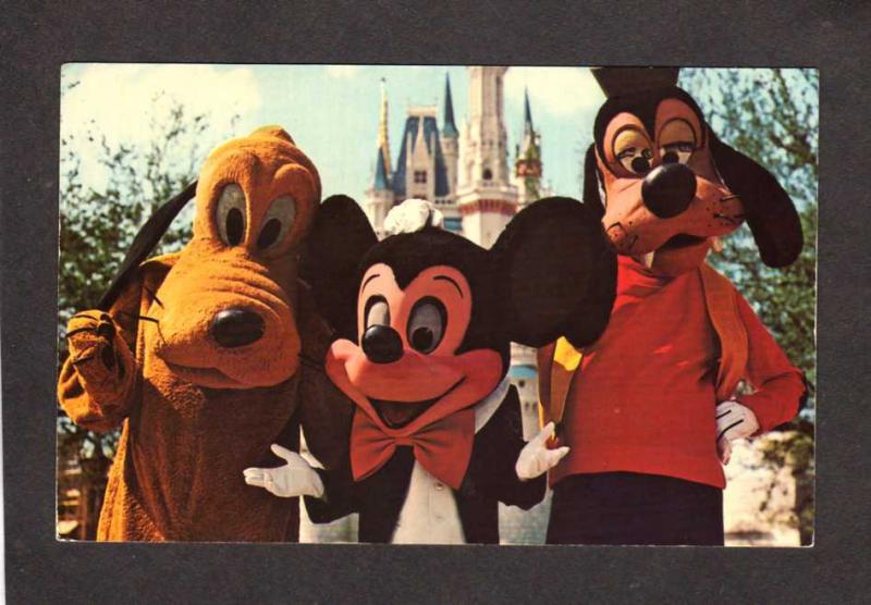 FL MICKEY MOUSE Disney World, Amusement Park, ORLANDO FLORIDA Postcard ...