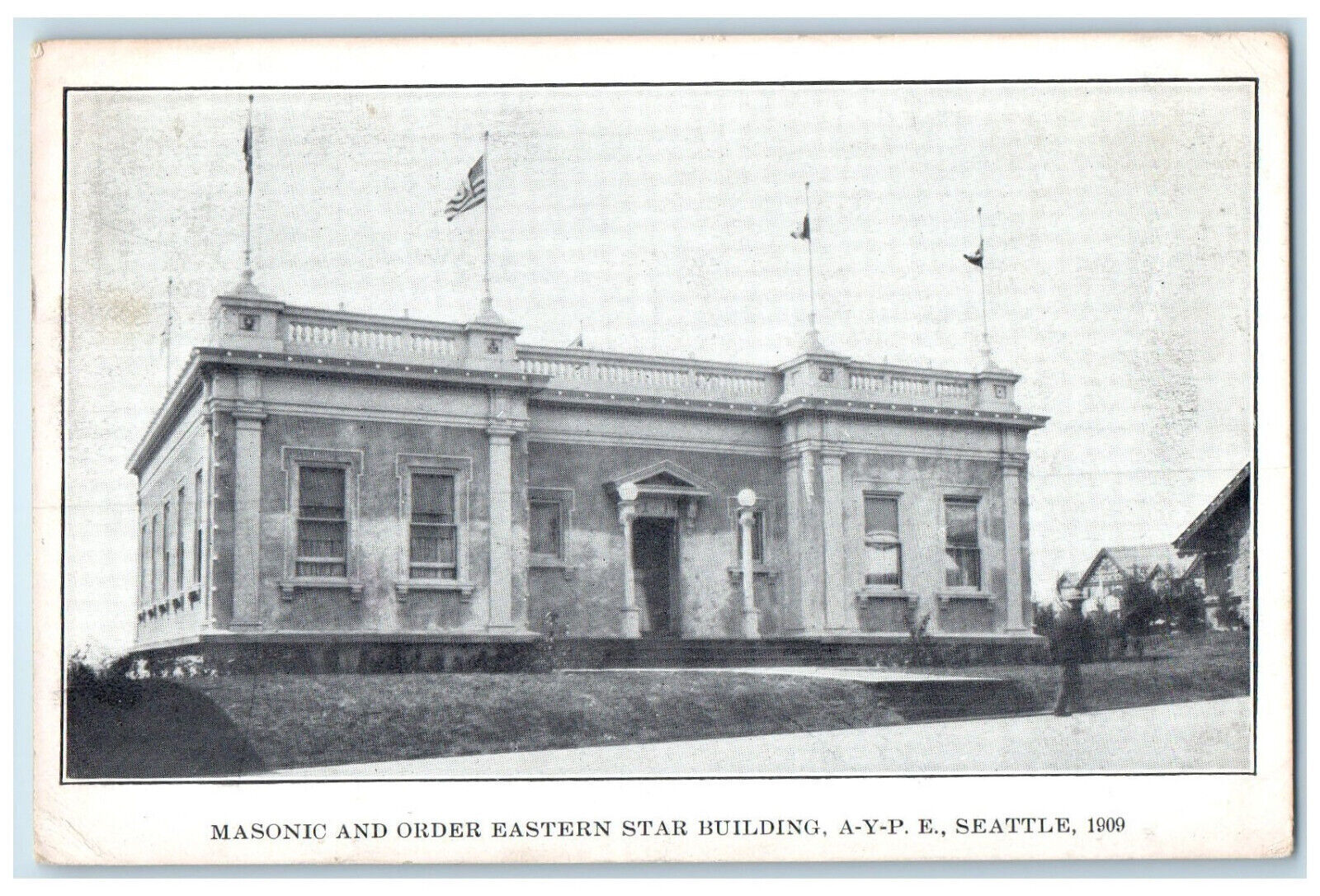 1909 Masonic and Order Eastern Star Building AYP E Seattle WA Postcard ...