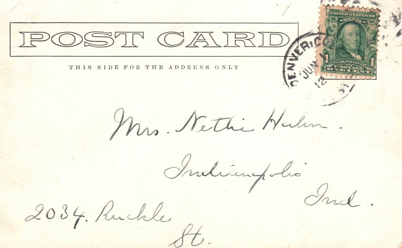 Vintage Postcard Hotel Metropole And Broadway Theatre Denver Colorado ...