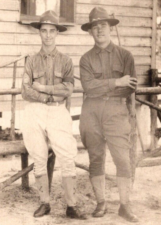RPPC Real Photo Postcard - WW1 Army Soldiers - QMC - Quartermaster Corp ...