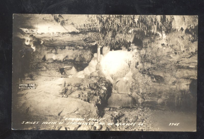 Rppc Springfield Missouri Crystal Cave Interior MO. Vintage Real Photo ...