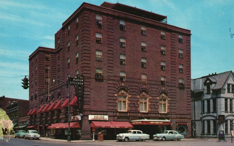 Vintage Postcard The Baron Steuben Hotel Building Corning New York ...