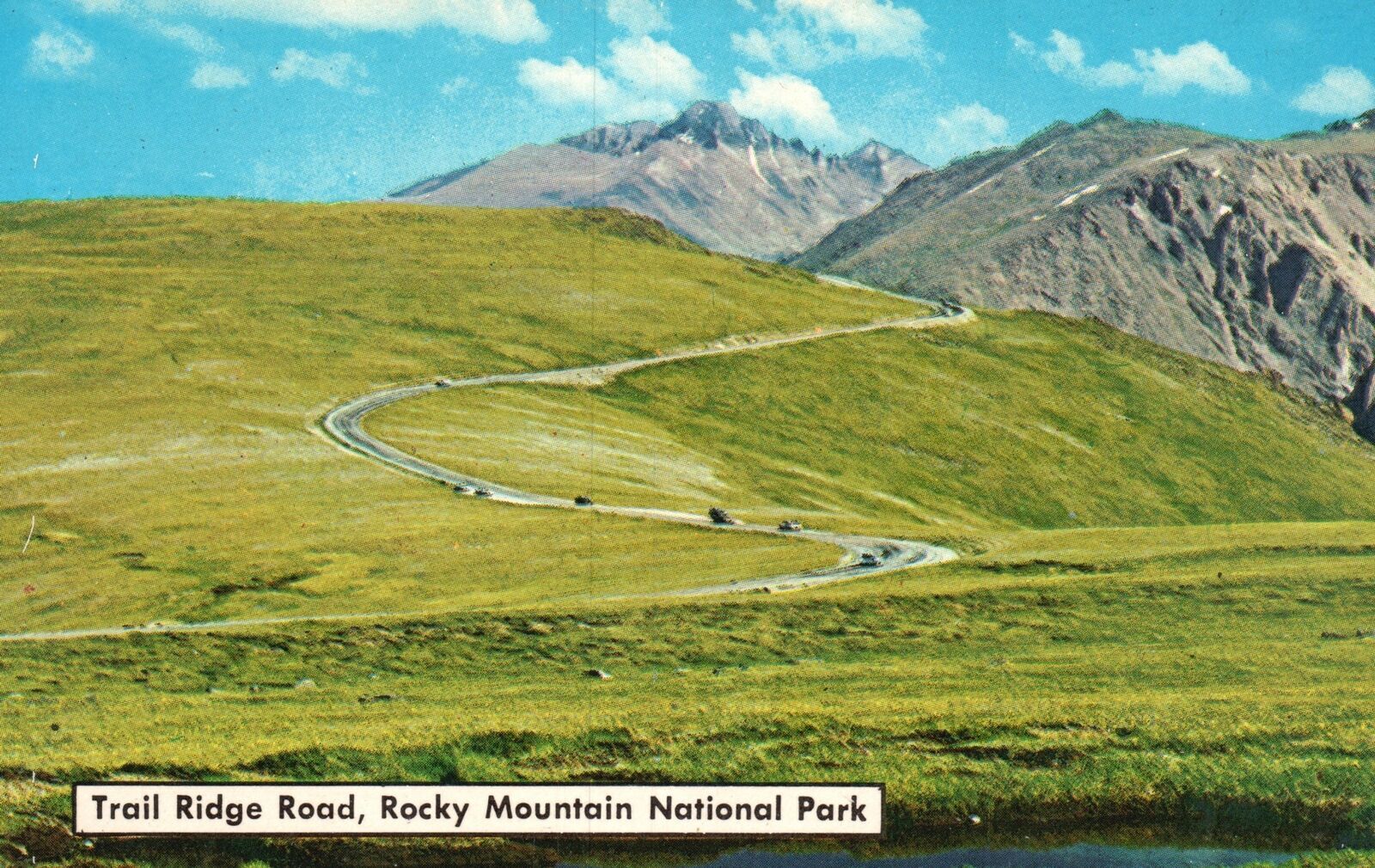 Postcard Tundra Curves On Trail Ridge Road Rocky Mountain National Park ...