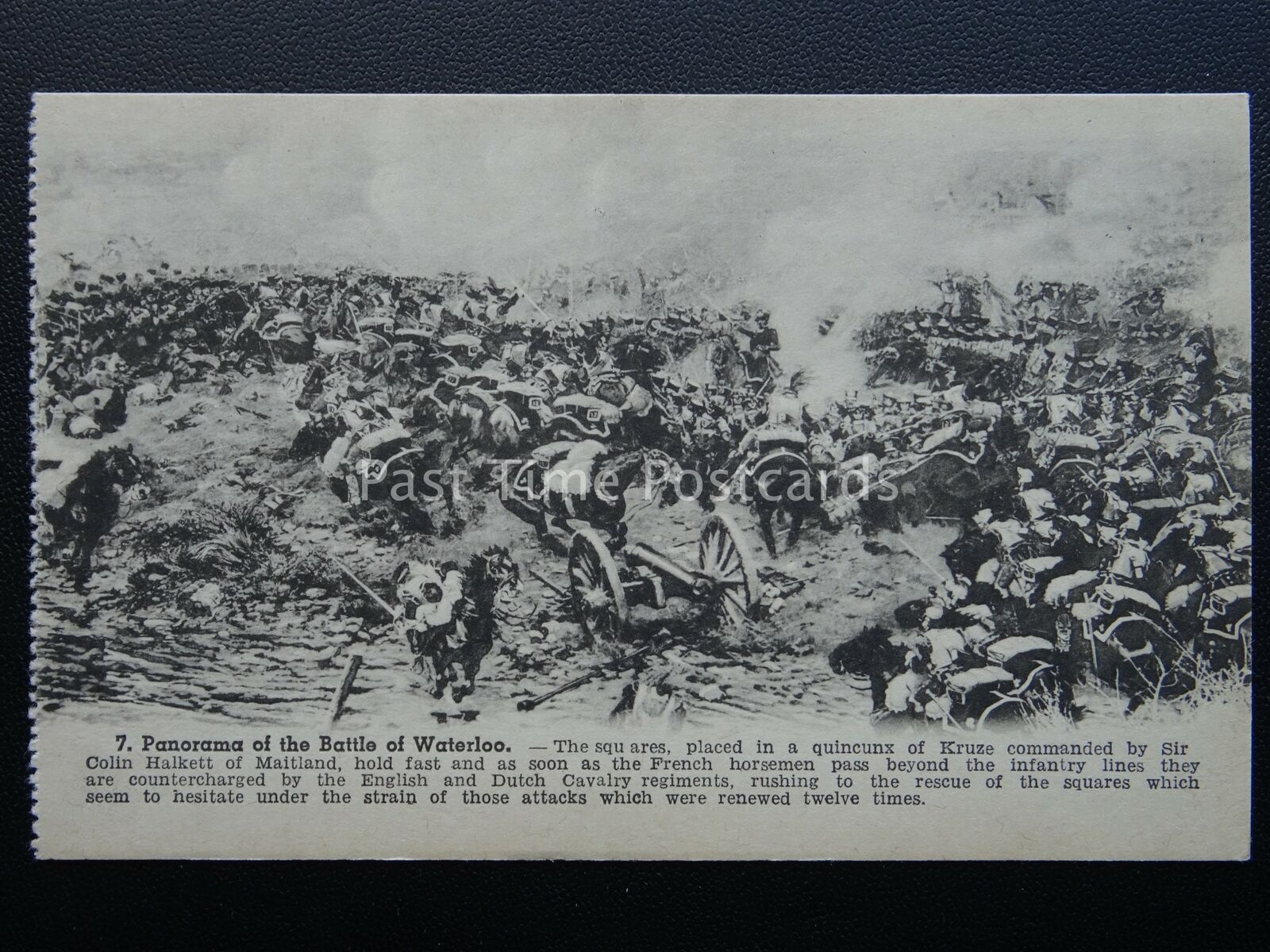 Panorama of BATTLE OF WATERLOO 7 The Squares c1912 Postcard by P.I.B ...