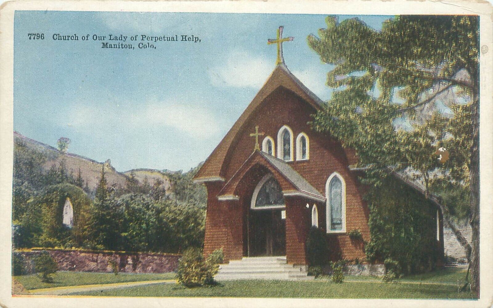 Manitou Colorado Church of Our Lady of Perpetual Help Border WB ...