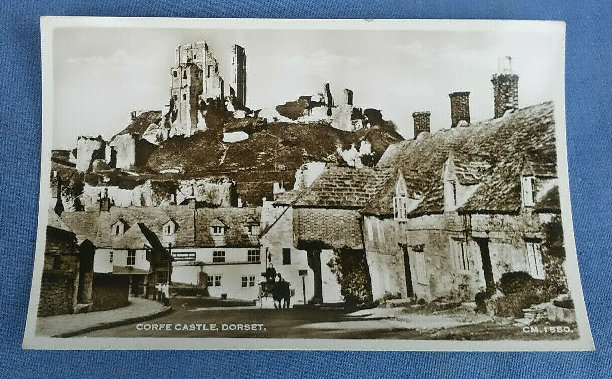 Vintage Real Photo Postcard Corfe Castle Dorset C1F | Europe - United ...