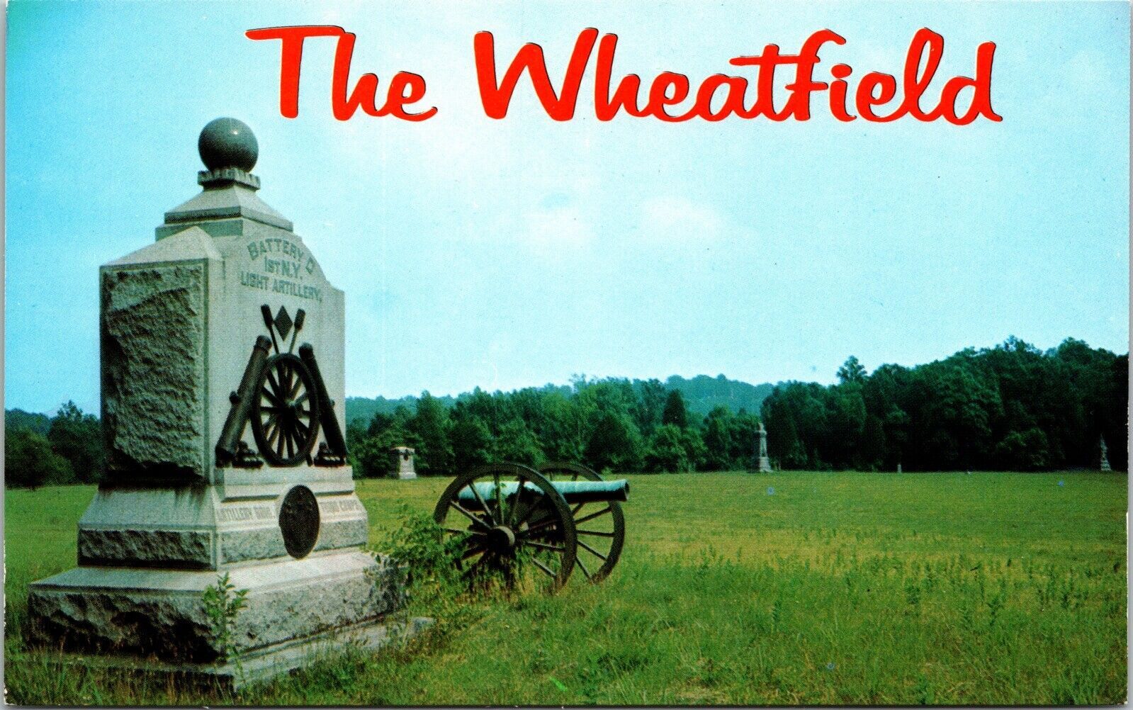 Wheatfield New York Light Artillery Monument Gettysburg Pennsylvania ...