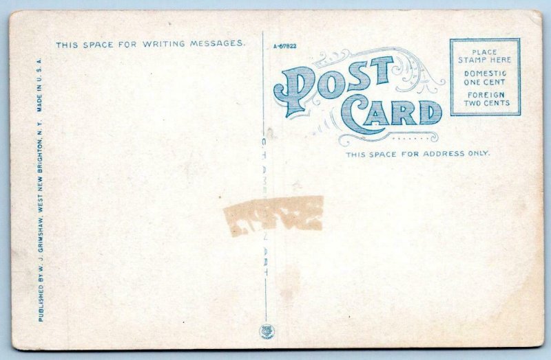 1920'S Ferry Terminal Building ST George Staten Island NY Train Tracks ...