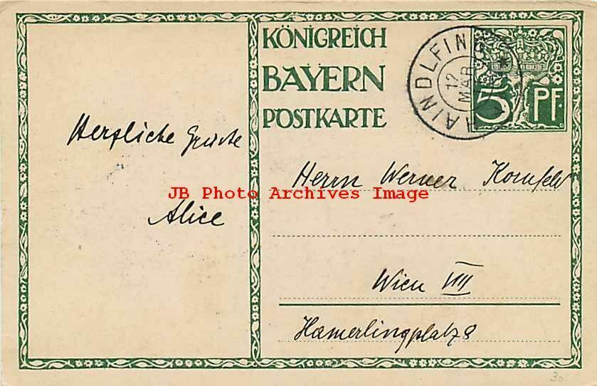 German Royalty, Prince Luitpold, Bavaria, 1911, Artist Julius Diez ...