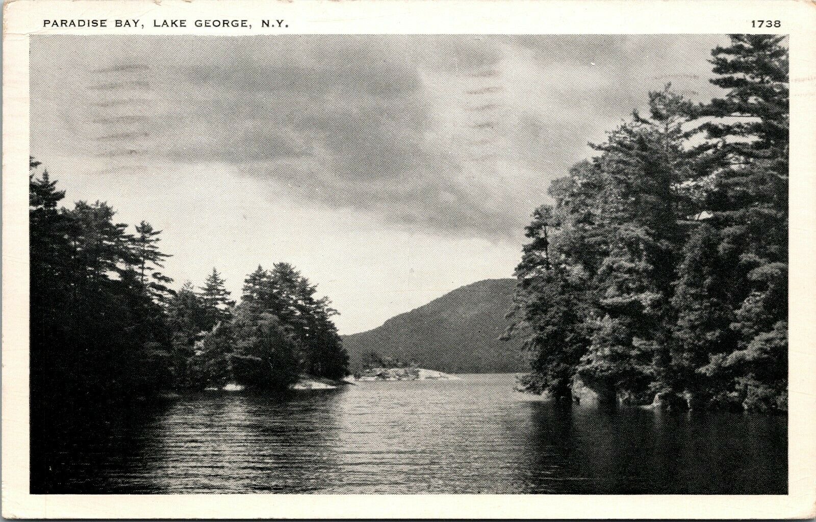 Vintage Paradise Bay Lake George N.Y. Postcard - A10 | United States ...