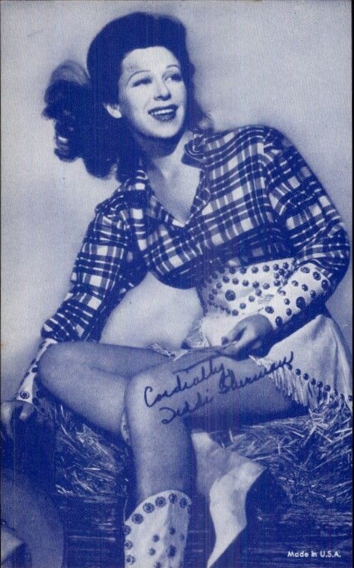 Cowgirl Western Movie Actress Mutoscope Exhibit Card - Diddi Sherman ...