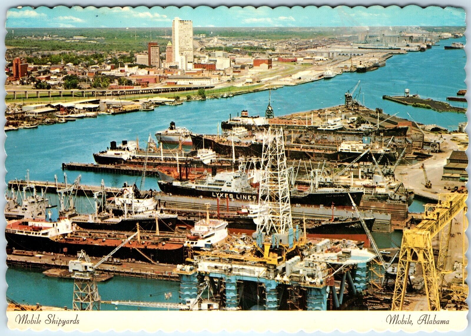 c1970s Mobile AL Shipyards Lykes Lines Tanker Ship Construction 4x6 PC ...