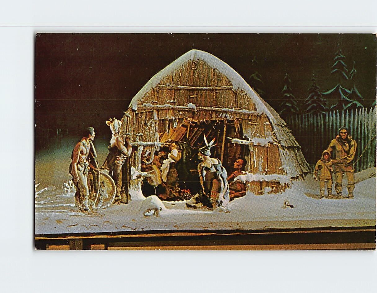 Postcard The Huron Christmas Story Diorama, Huronia Museum, Midland ...
