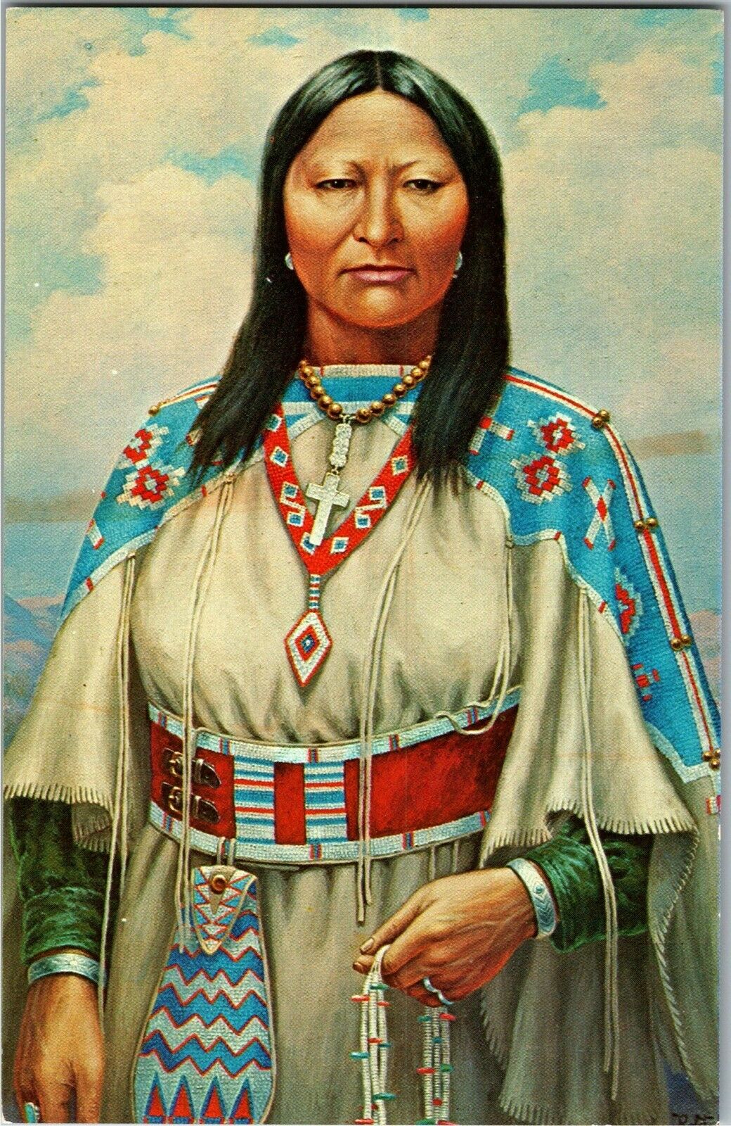 Chipeta, Wife of Ute Chief Ouray by Robert Lindneux Ute Museum CO ...