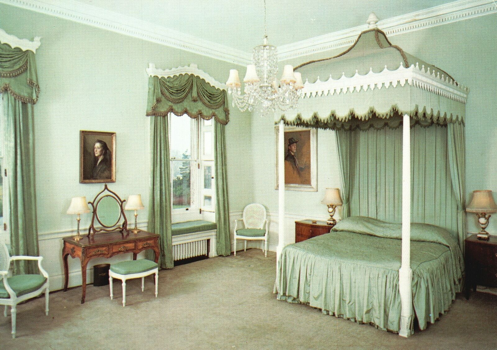 Postcard Green Room Broadlands The Home Of Lord Mountbatten Romsey ...