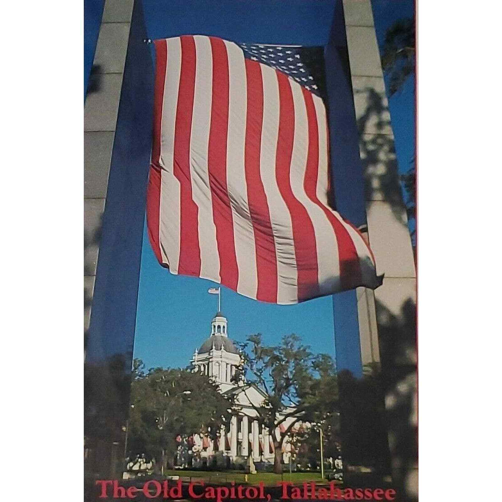 Vietnam Veterans Memorial Flag State Capitol Tallahassee FL Postcard ...
