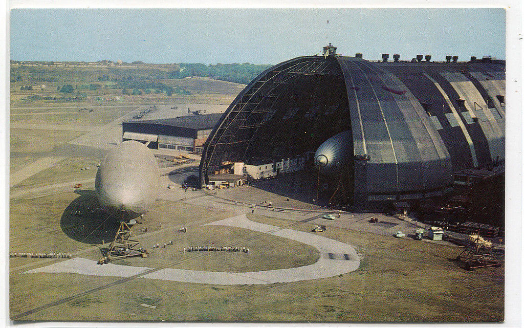 Goodyear Air Dock Hangar Airship Building Akron Ohio postcard | Topics ...