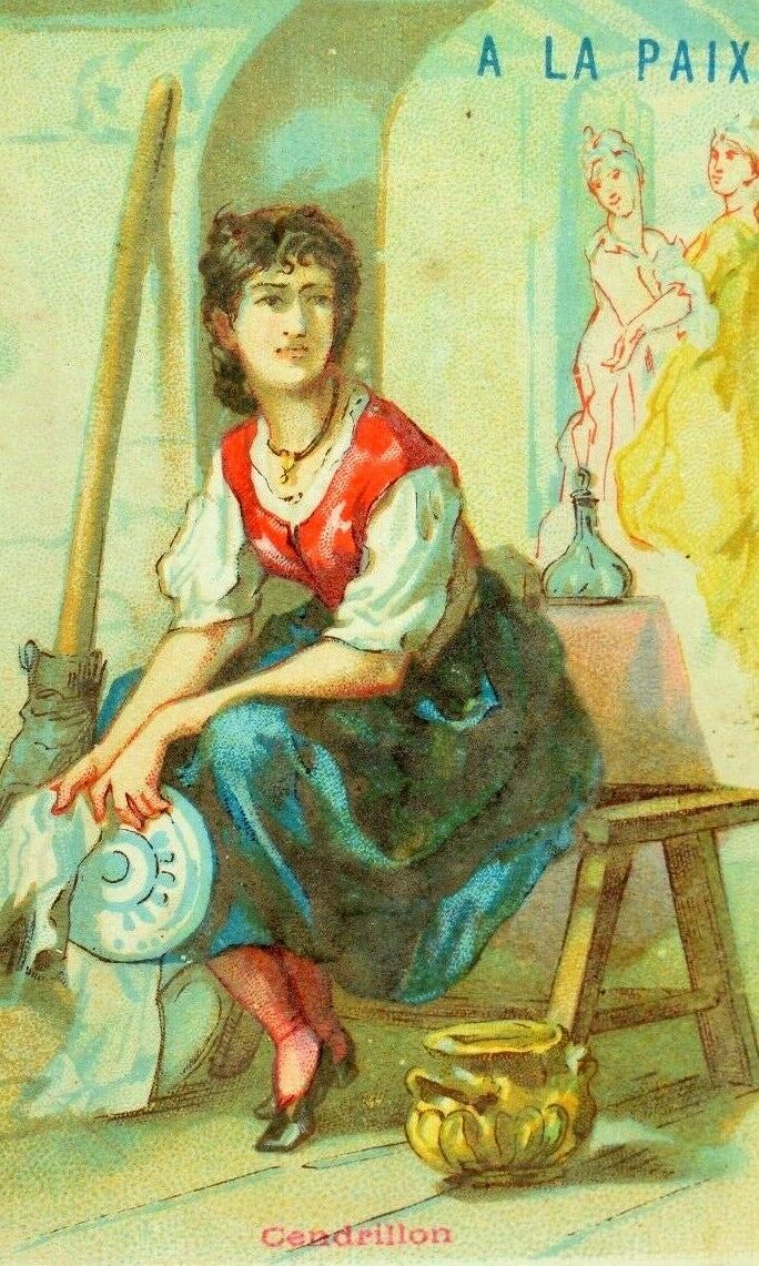 1870's Lovely Cinderella Cendrillon Fairy Tale, A La Paix Candy Paris ...