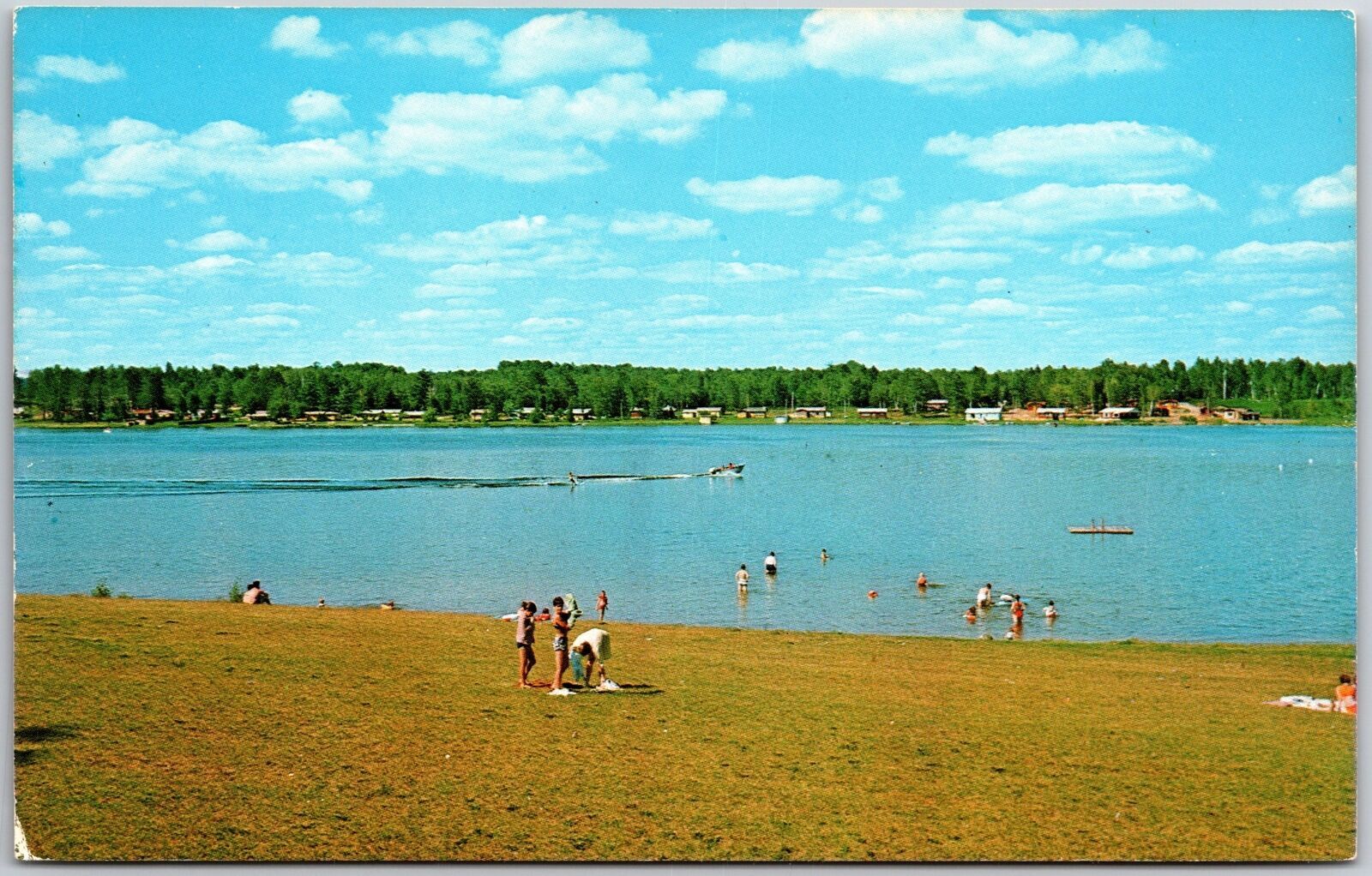 Lake Mary Of Hamilton Lakes Chain Near Norway Michigan Swimming Fishing ...