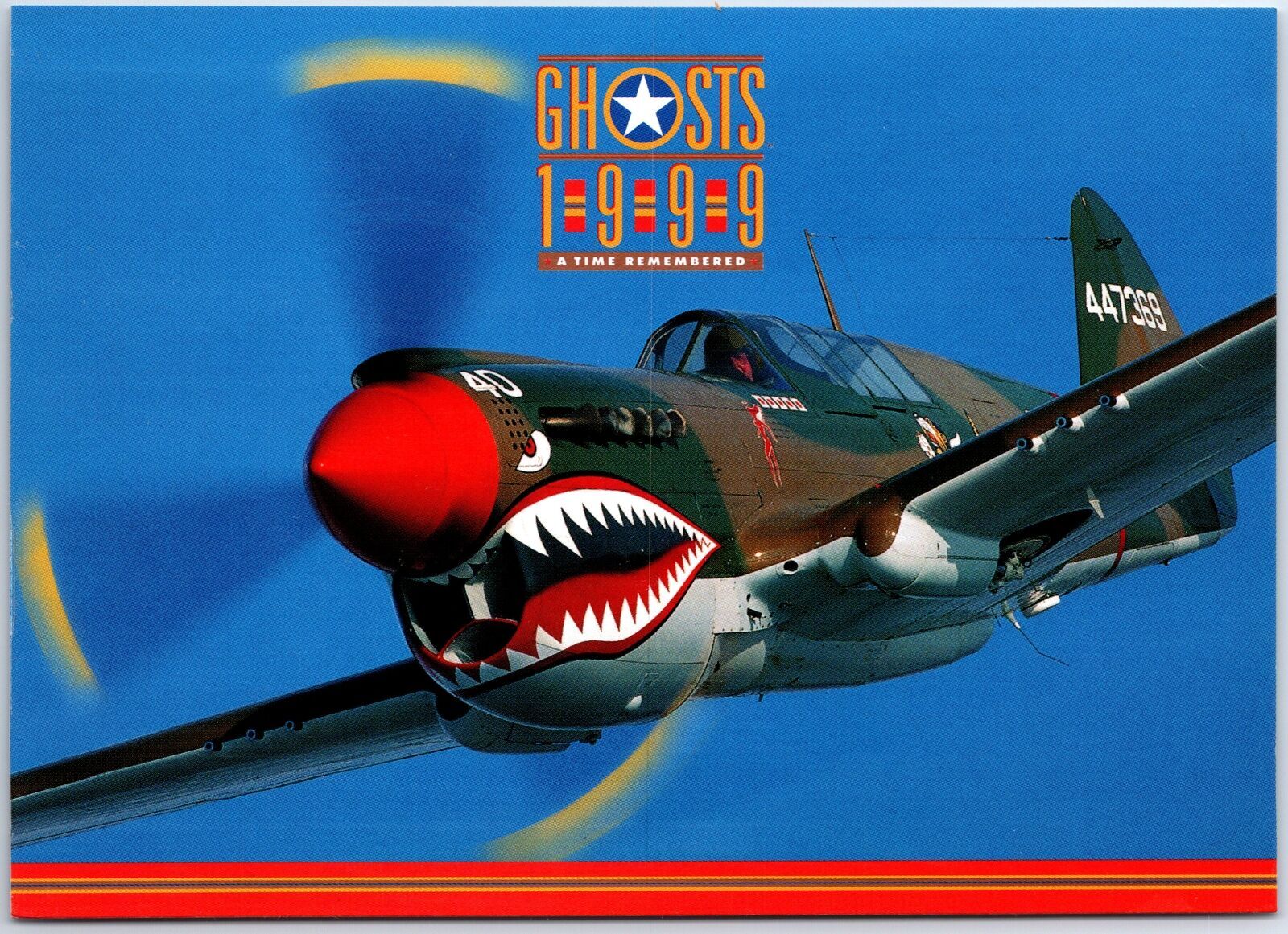 Vintage Postcard Continental Size Ghosts Time Remembered Fighter ...