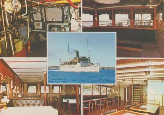 SS Bohuslan Scandanavian Swedish Ship Postcard | Topics ...