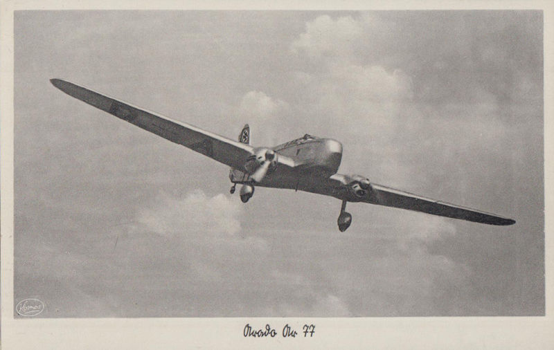 Arado AR77 German Biplane Fighter Plane Aircraft 1930s Pre WW2 Postcard ...