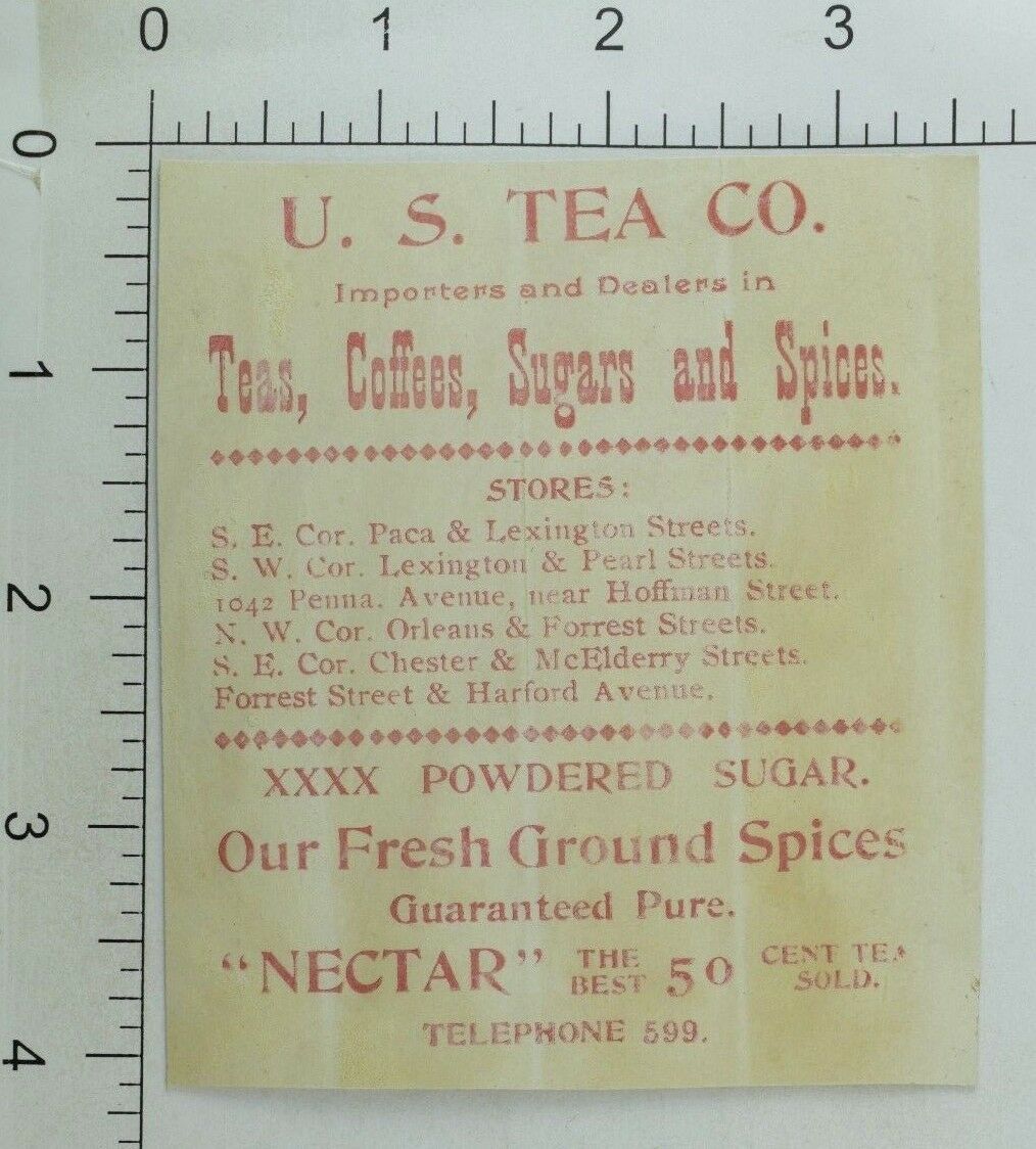 1880's U.S. Tea Co. Nectar Coffee Triplets Victorian Trade Card P115 ...