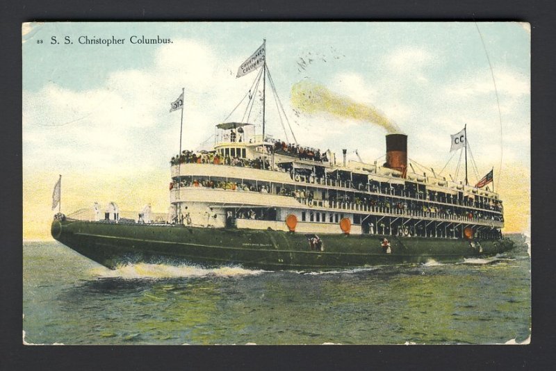 S.S. Christopher Columbus - Pu Oak Park ILL 1909 | Topics ...