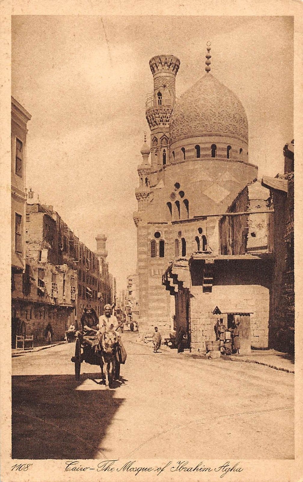 BF9112 the mosque of ibrahim agha types egypt cairo Egypt | Africa ...