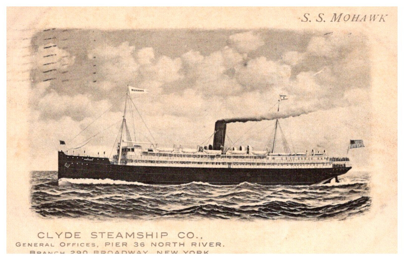 S.S.Mohawk Clyde Steamship Line | Topics - Transportation - Other ...
