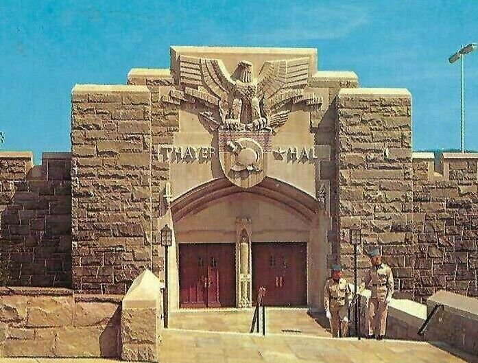 CH-019 NY West Point United States Military Academy Thayer Hall Chrome ...