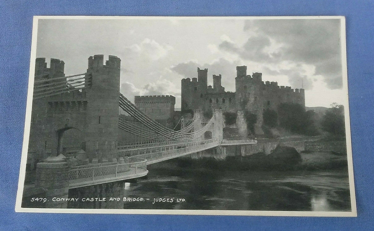 Vintage Judges Postcard No.5479 Conway Castle And Bridge Conwy G1F ...