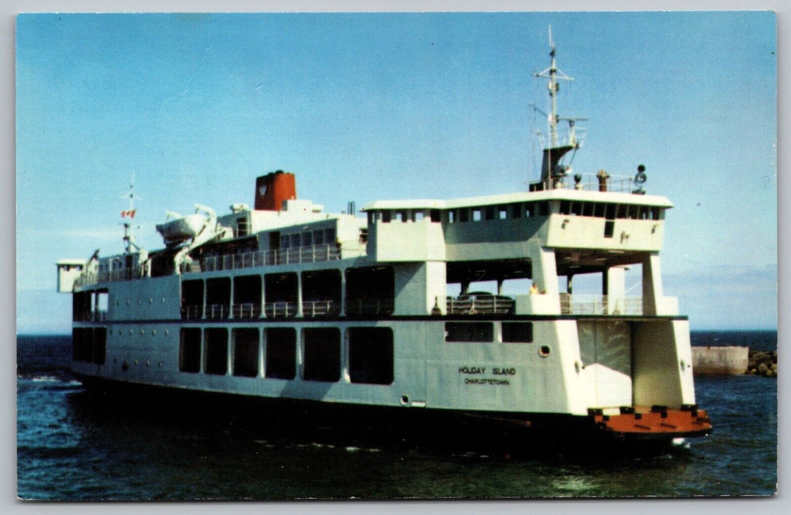 MV Holiday Island Canadian National Ferry Cape Tormentine NB Borden PEI ...