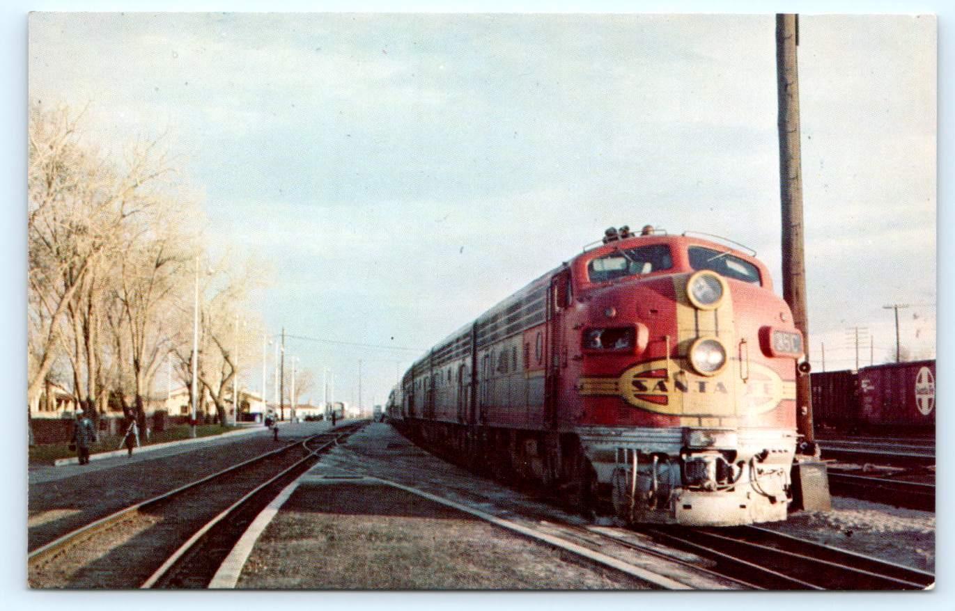 WINSLOW, AZ Arizona~ Santa Fe Railway Train "SAN FRANCISCO CHIEF c1960s ...