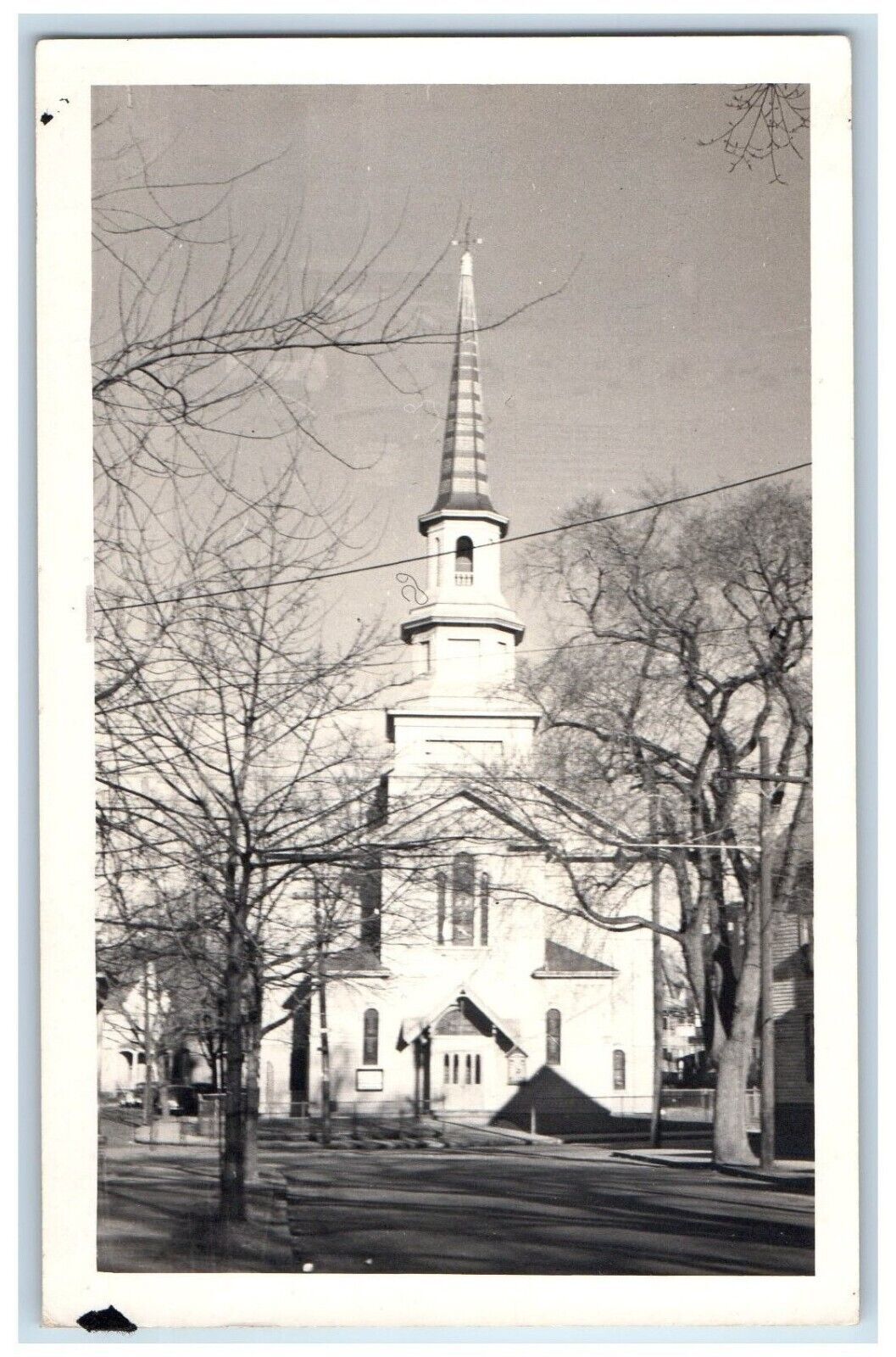 1955 Church Scene Street Lynn Massachusetts MA RPPC Photo Vintage ...